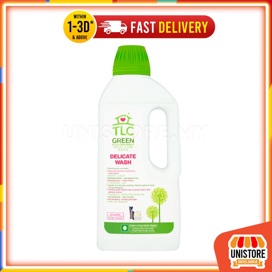 TLC Green Eco-Friendly Delicate Wash 1 Litre | Shopee Malaysia