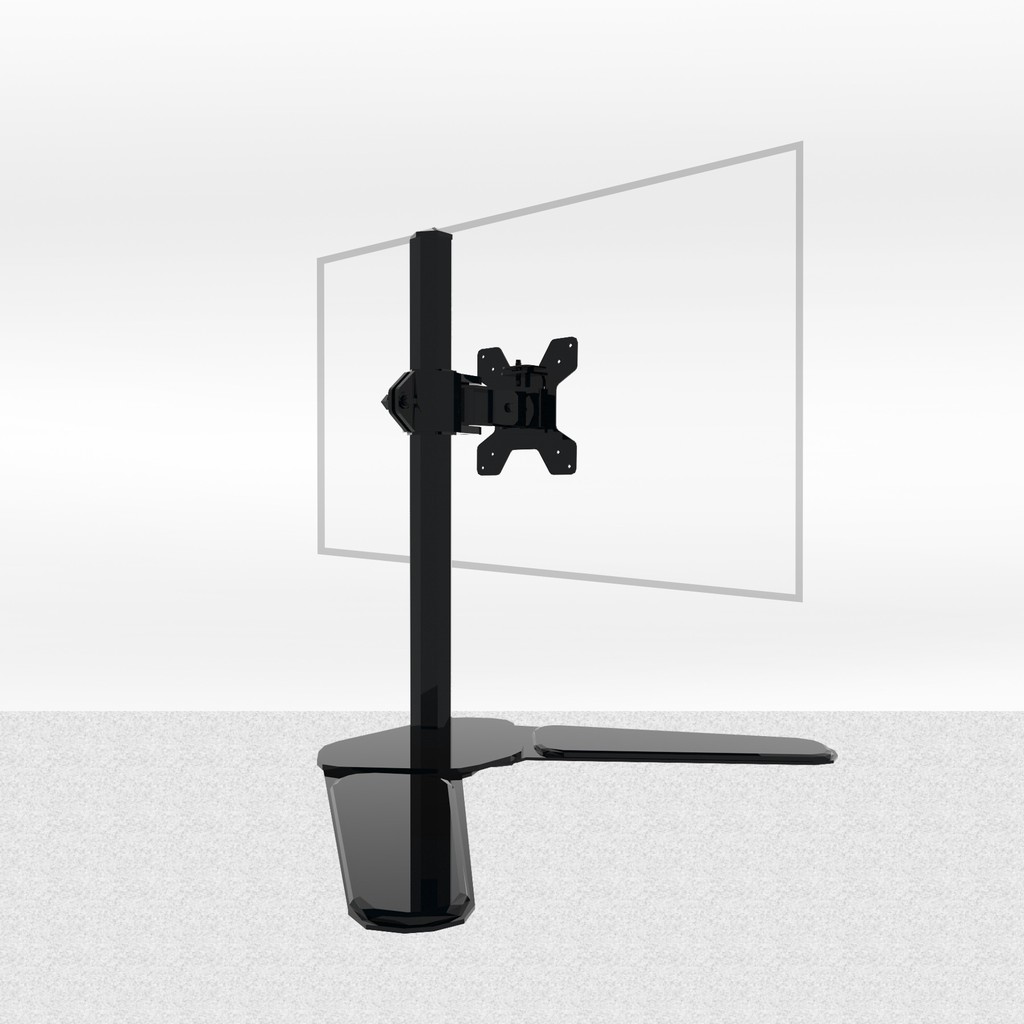 14-27" inches Single Arms Desk Table Stand Computer Monitor LCD TV ...