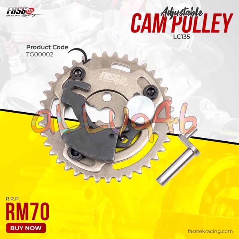 Fasstek Adjustable Cam Pulley With Decomp Pin Timing Chain Gear Yamaha ...