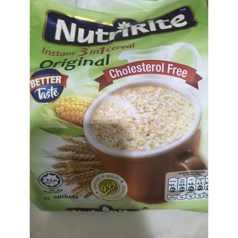 Nutririte Instant 3 in 1-Original/ 4 in 1-Oat & Honey (15s x 28g ...