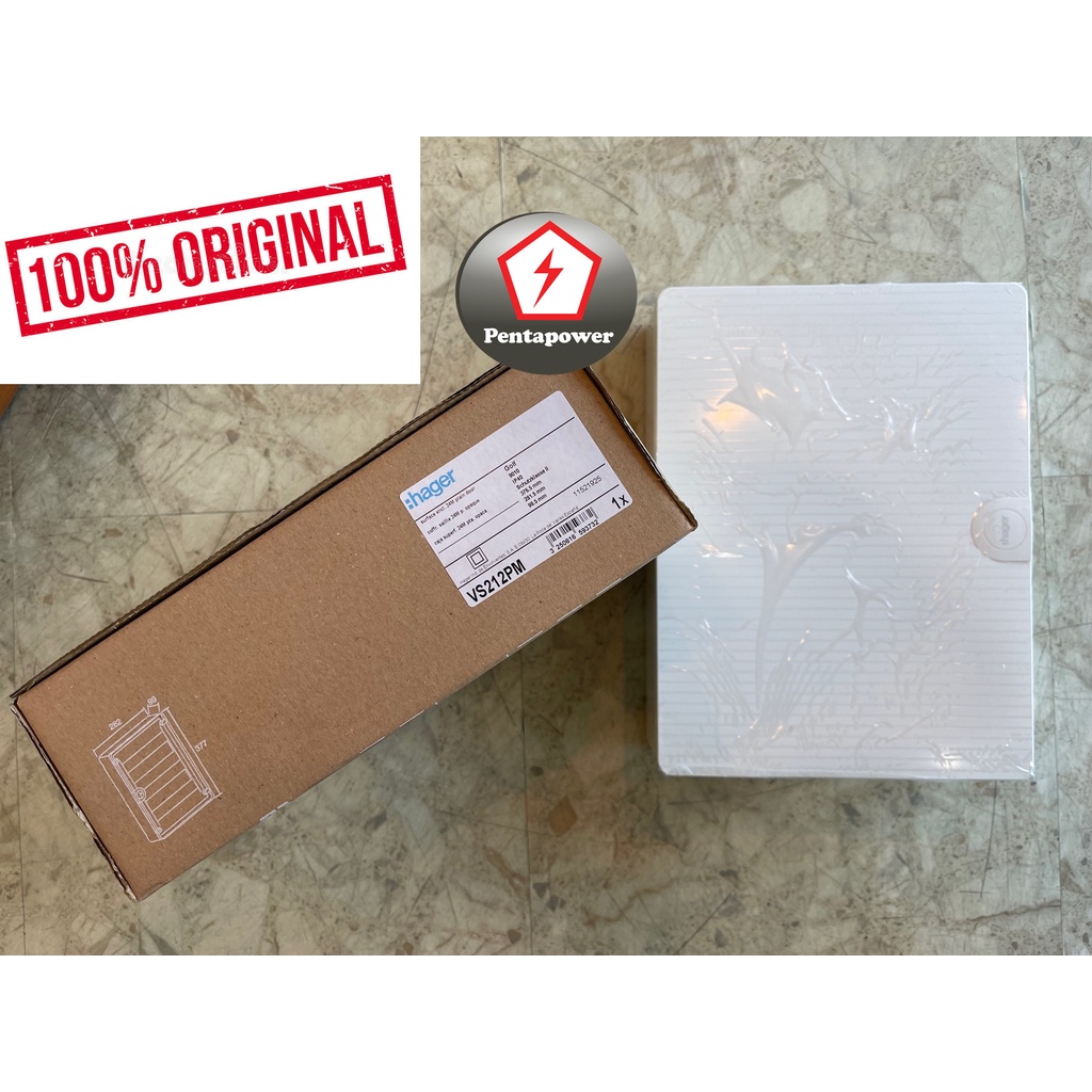 HAGER VS212PM GOLF 2ROW 24MOD INSULATED PVC ENCLOSURE OPAQUE DOOR ...