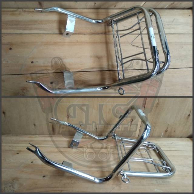 Honda C70 Clamp Stirrup Folding Rear Rack | Shopee Malaysia