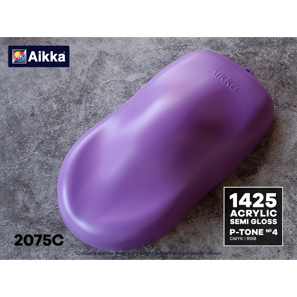 AIKKA Paint PANTONE Colour 2075C / 1425 ACRYLIC SEMI GLOSS PAINT ...