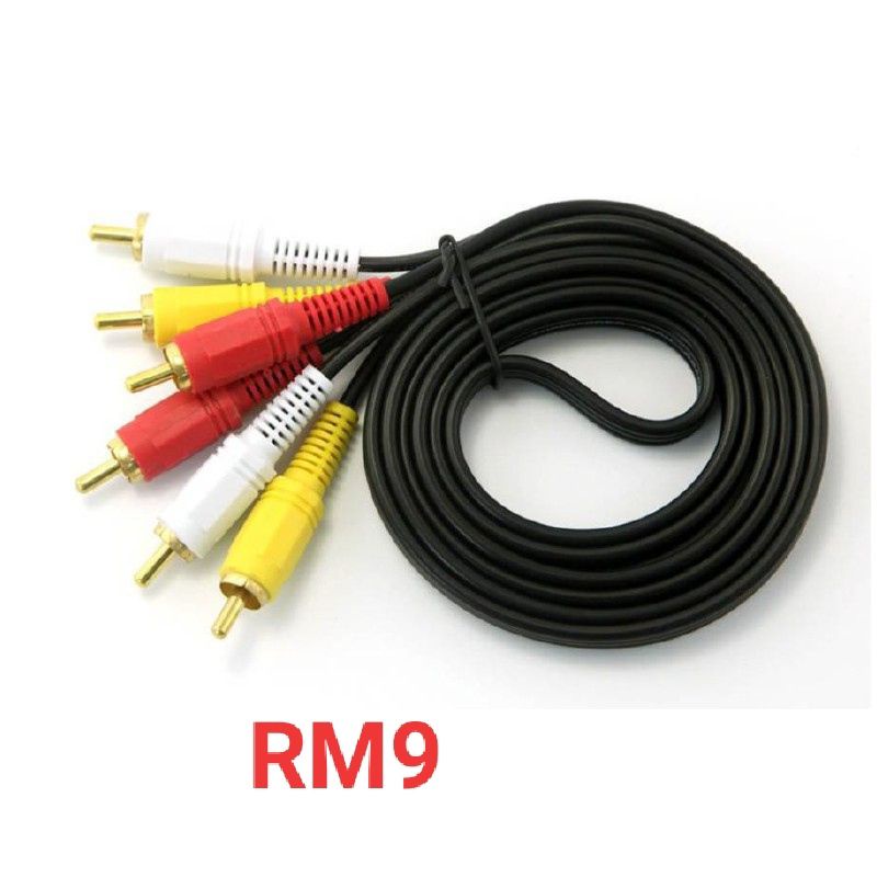 Av cable av cable av cable untuk tv audio | Shopee Malaysia