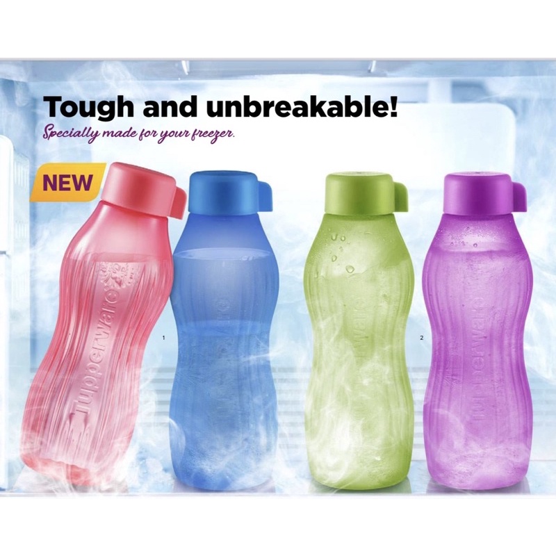 XTREMAQUA 880ml TUPPERWARE BOTTLE - botol tahan lasak tahan sejuk beku ...
