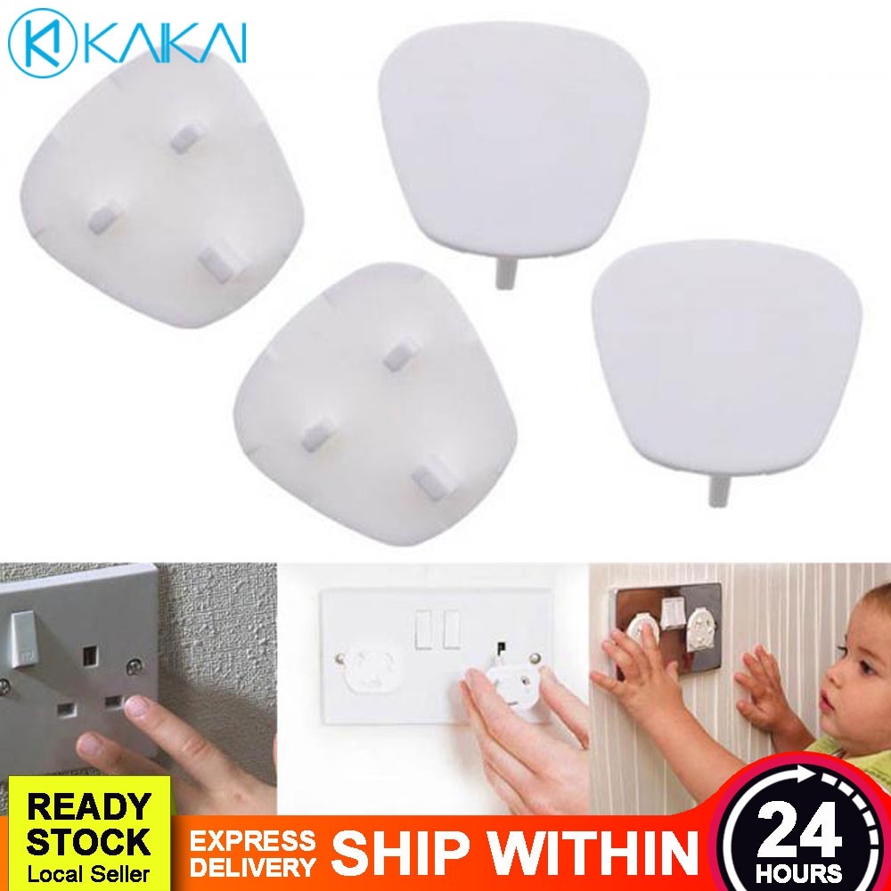 🔥 PROMO 🔥 Baby Child Protection Safety Power Socket 3 Pin Plug Cover ...