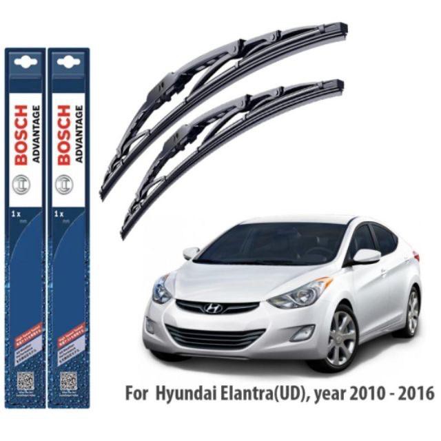 Bosch Advantage Wiper Blade (set) for Hyundai Elantra (UD), year 2010 - 2016 | Shopee Malaysia