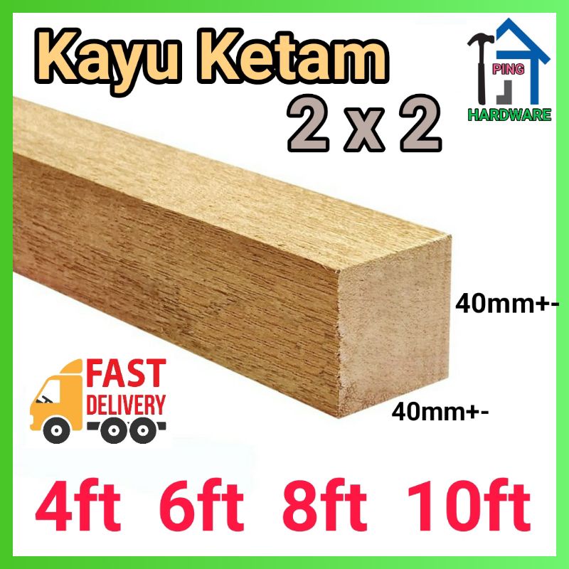 *Kayu Ketam 2x2 (40mmX40mm)+- Kayu Siap Ketam | Shopee Malaysia