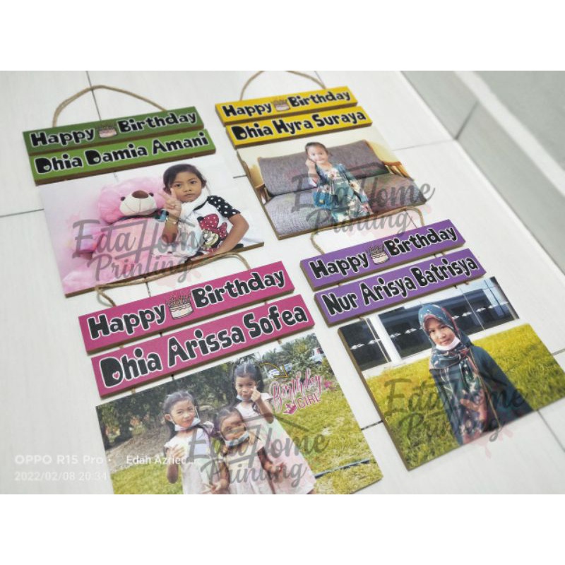 CUSTOM PHOTO FRAME LAYER DECO / GIFT / BIRTHDAY / MEMORIES / BERGAMBAR ...