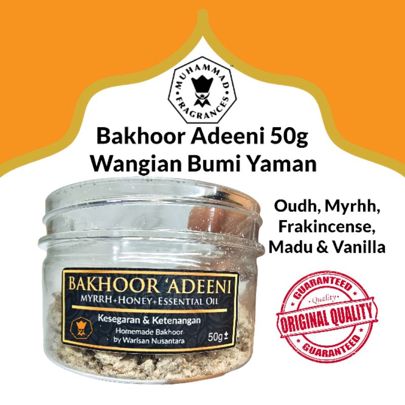 Bakhoor Adeeni Yemeni 50g | Bukhoor Wangian Terapi Bantu Mudah Tidur ...