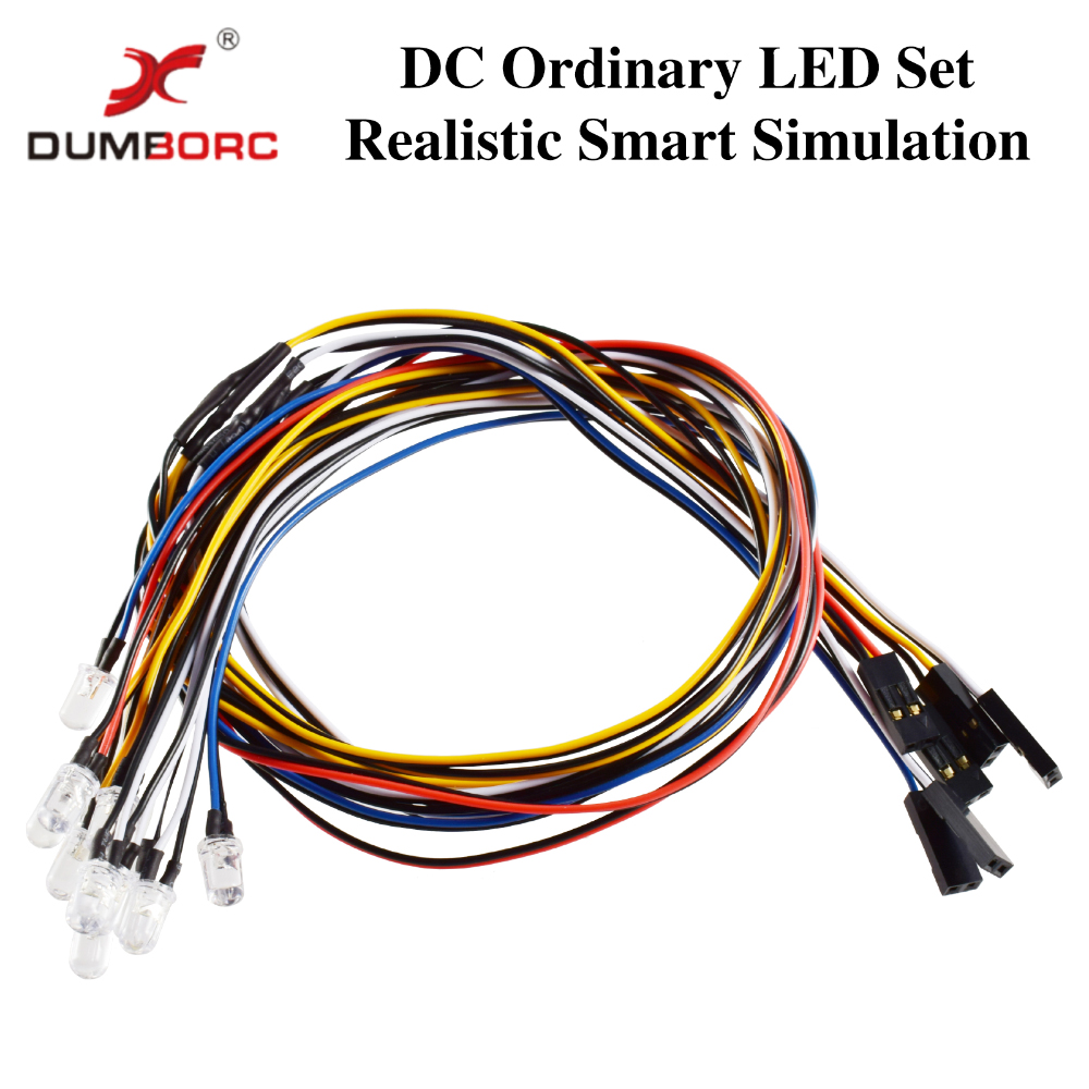 DUMBORC DC Ordinary LED Set 12 LED RC Lighting System Realistic Smart ...