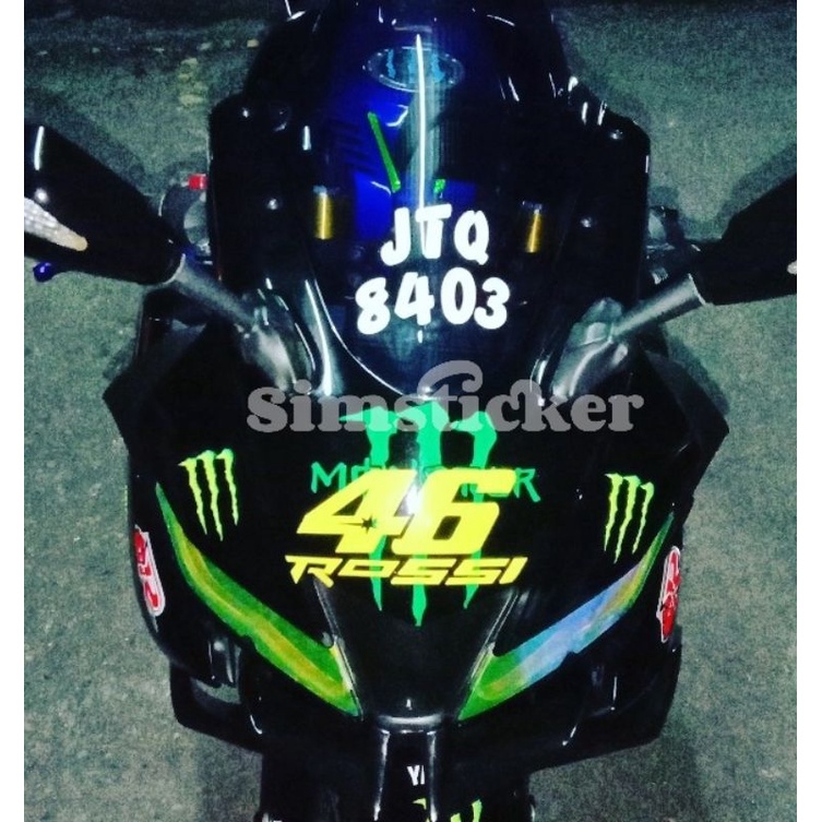 Yamaha R15 sticker tinted HEADLAMP | Shopee Malaysia