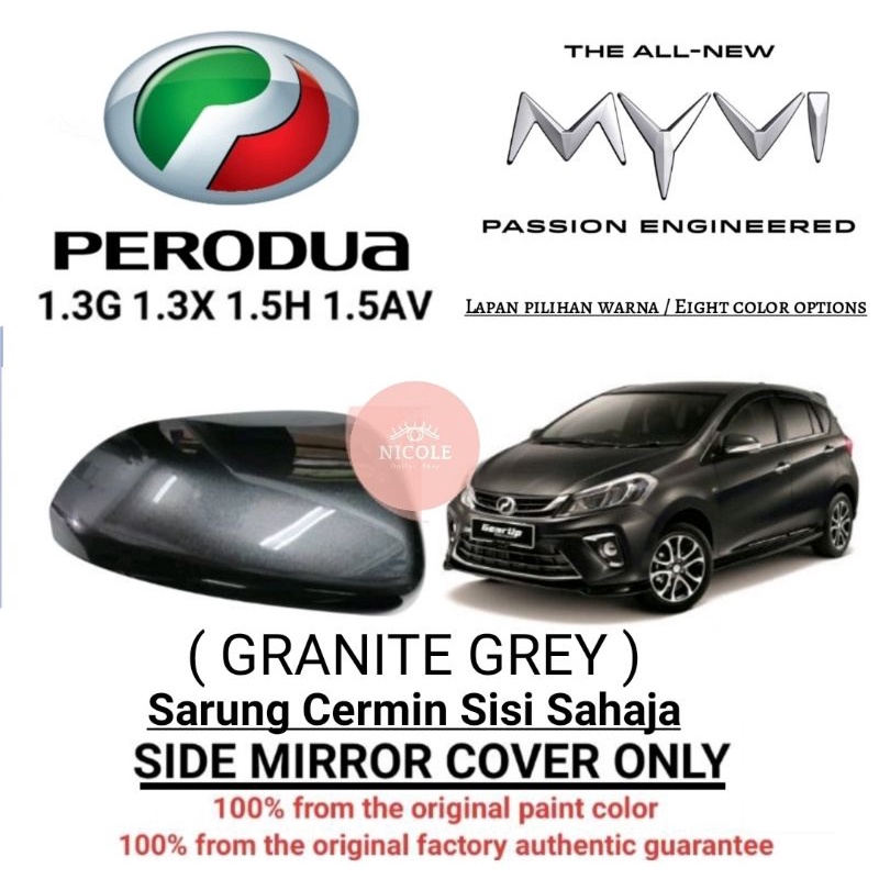 Perodua New Myvi Original Side Mirror Cover Only Including Original ...