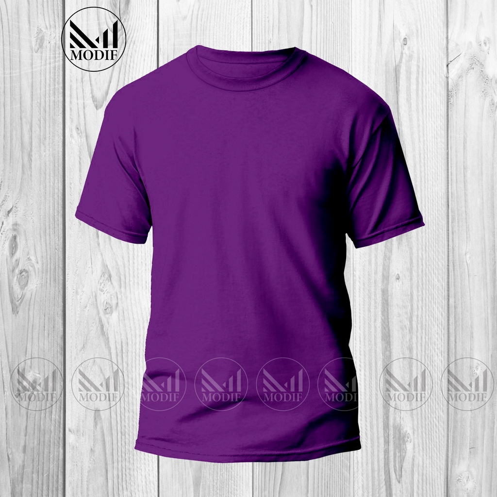 t shirt men & women Purple " 100% Cotton Unisex Adult Plain Round neck ...