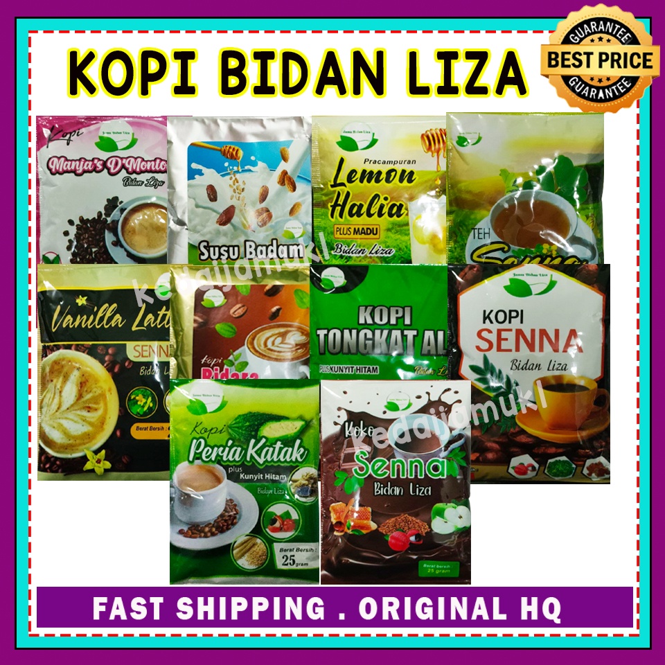 Bidan Senna Sachet Kopi Bidan Liza Original HQ (LOOSE SACHET ) | Shopee ...