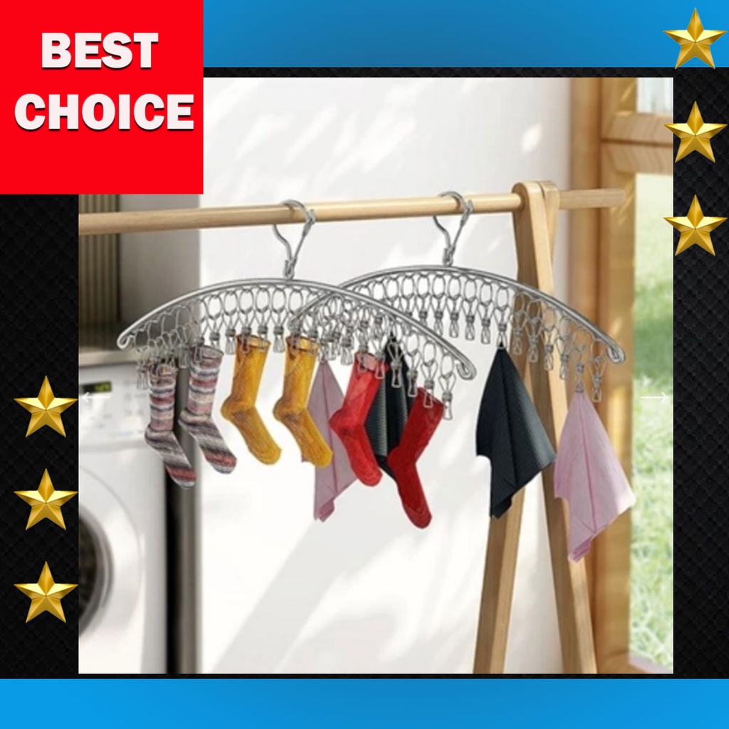 sidai baju/penyakut baju/ampai baju/tempat sidai baju/penyepit baju ...