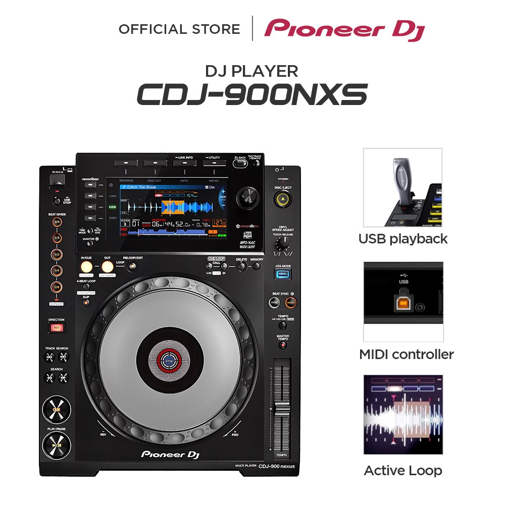 (Pre-Order) Pioneer DJ | CDJ-900NXS l Digital DJ Deck/CD Player | Shopee Malaysia