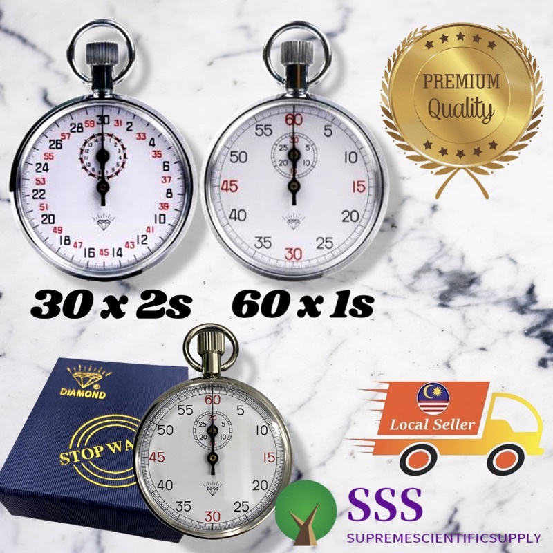 🔥[Cheapest in Town]🔥DIAMOND Jam Randik Analog Stopwatch 30x2s and 60x1s ...