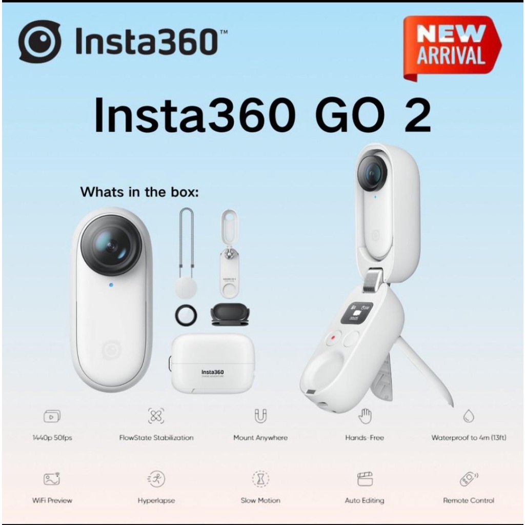 Insta360 GO2/Go 2 Insta360 World Smallest FPV Action Camera (Insta360 ...