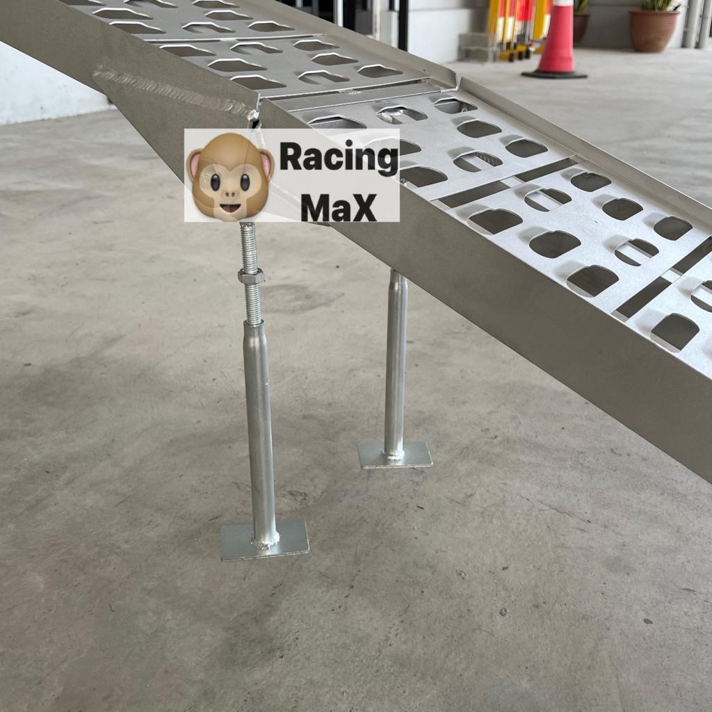 (2 IN 1) Aluminium Bike Ramp Tangga Motor Motosikal Anti Slip ...