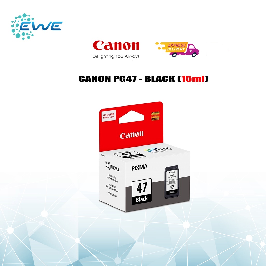 *GENUINE & ORIGINAL* Ready Stock Canon PG-47 (BLACK) & CL-57 & CL-57s ...