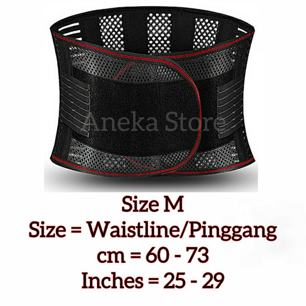 🇲🇾 Waist Lumbar Support Belt Bekong Bekung Bengkung Kempis Perut Buncit ...