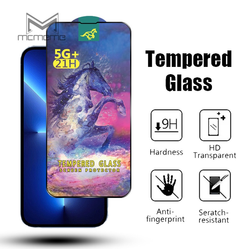 Full Cover Tempered Glass For IPhone 16 15 14 13 12 11 Pro X XR XS Max ...
