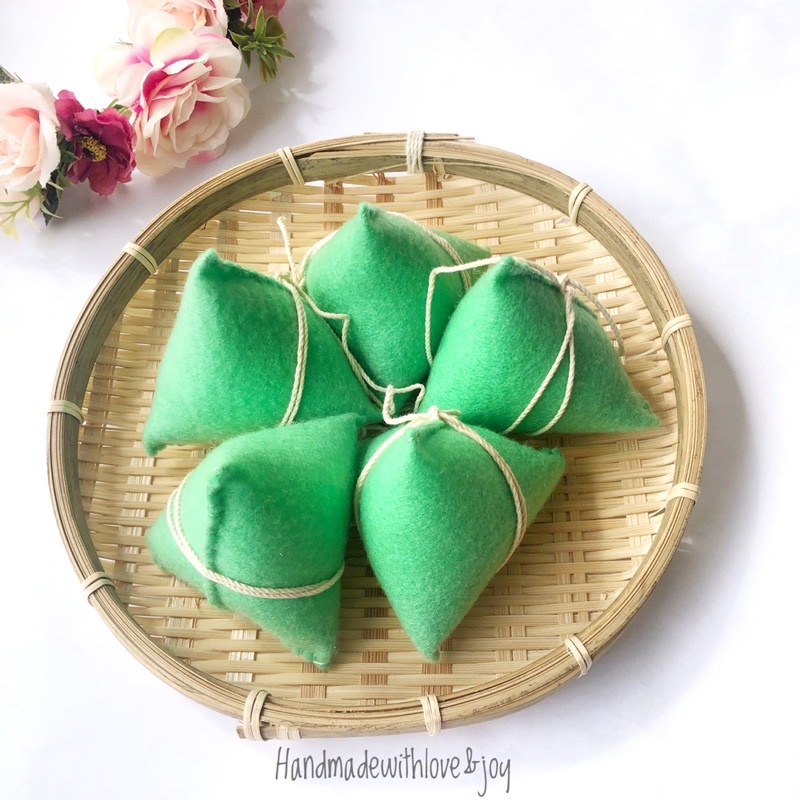 Felt Rice Dumplings Pretend Play Kids Kitchen Chinese Culture ...