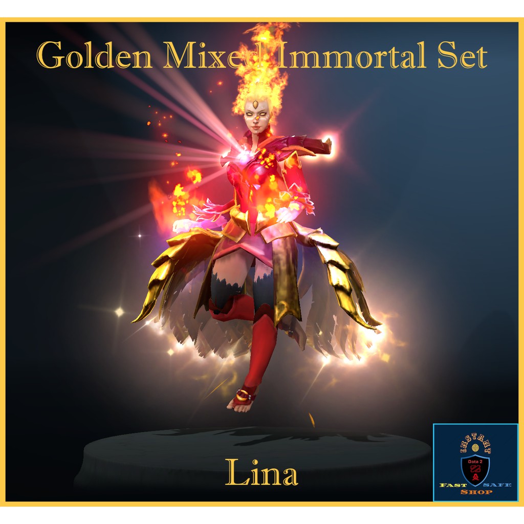 Dota 2 Lina Golden Mixed Immortal Set | Shopee Malaysia