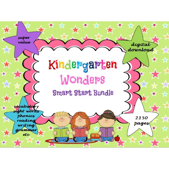 402 Kindergarten Wonder Activities worksheet 2150 pages (PDF) Vocab ...