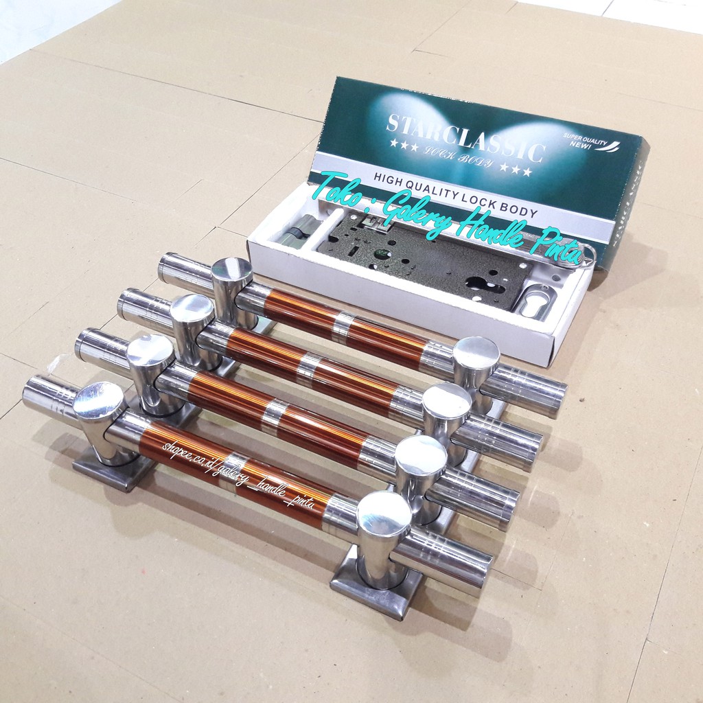 33cm House Door handle Package Flute model And Minimalist Pull Lock ...