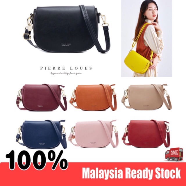 Pierre Loues ORIGINAL Bag Ready Stock Forever Young Korean Pure Color ...