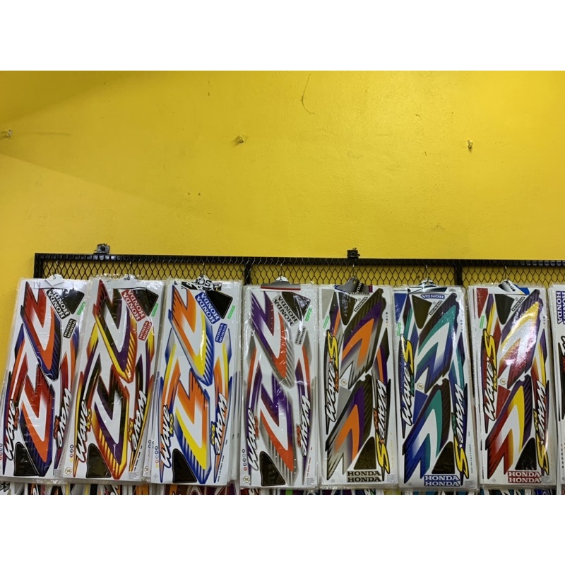 🇹🇭🔥STICKER WAVE 100 LAMA THAI🔥🇹🇭WAVE 100 LAMA/EX5 CLASS 1 STRIPE DECAL ...