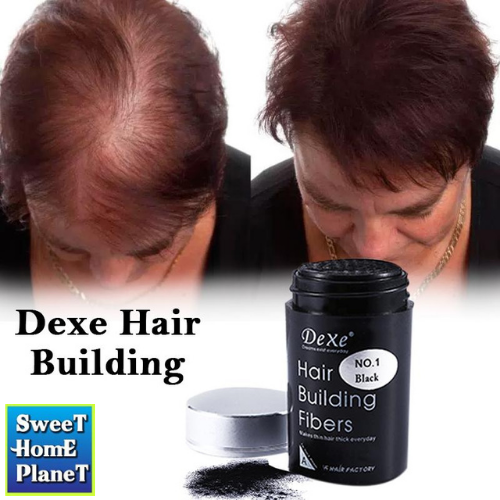 Original Dexe Hair Building Fibers Hair Re-growth Powder Keratin Hair ...