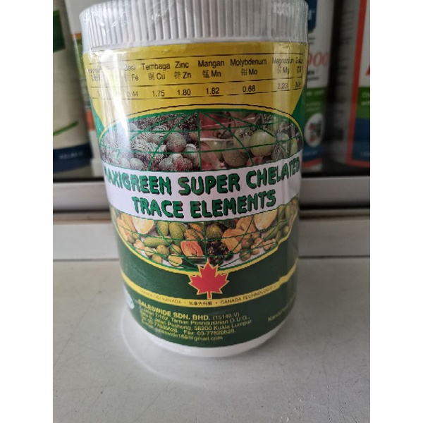 1kg Maxigreen Trace Elements Micronutrient Baja Foliar/Vitamin Pokok ...