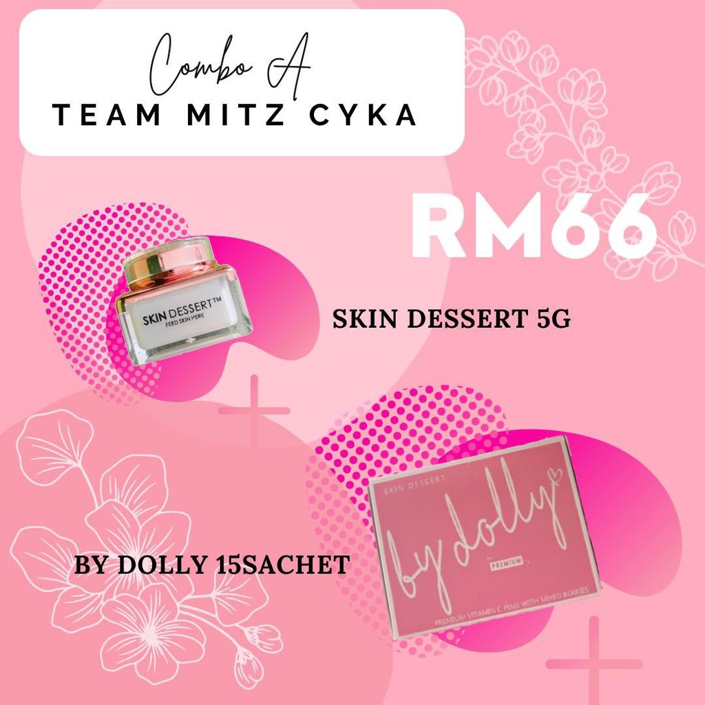 Skin dessert 5 gram + by dolly 15 sachet | Shopee Malaysia