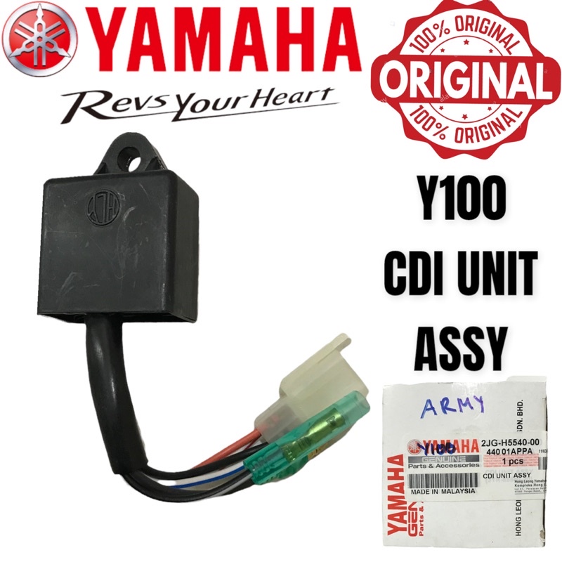 YAMAHA Y100 CDI UNIT ASSY 100% ORIGINAL HLY Y100 SPORT YAMAHA CDI UNIT ...