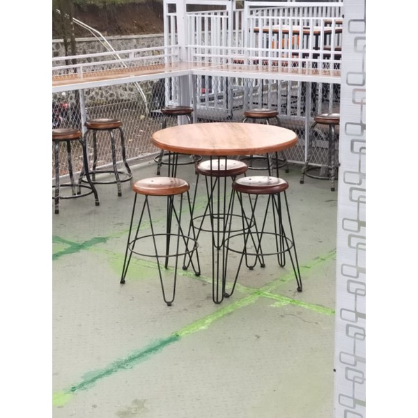 Bar Table/cafe Table / Table/coffee shop Table 50cm High | Shopee Malaysia