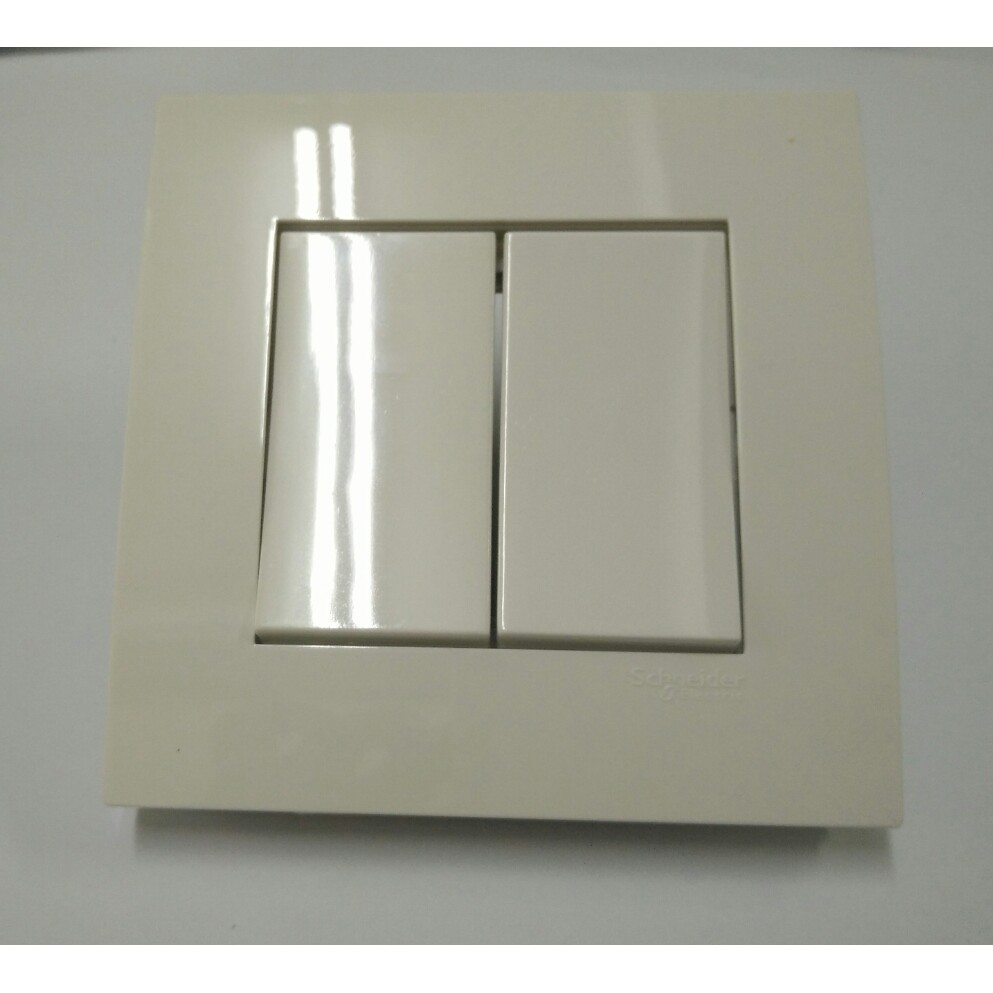 Schneider Vivace 2 Gang 1 Way KB32_1 Switch | Shopee Malaysia