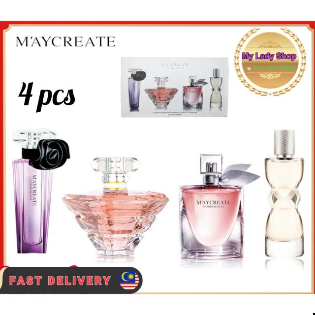 💥Ready Stock 💥4 pcs Perfume Fragrance Maycreate | Shopee Malaysia