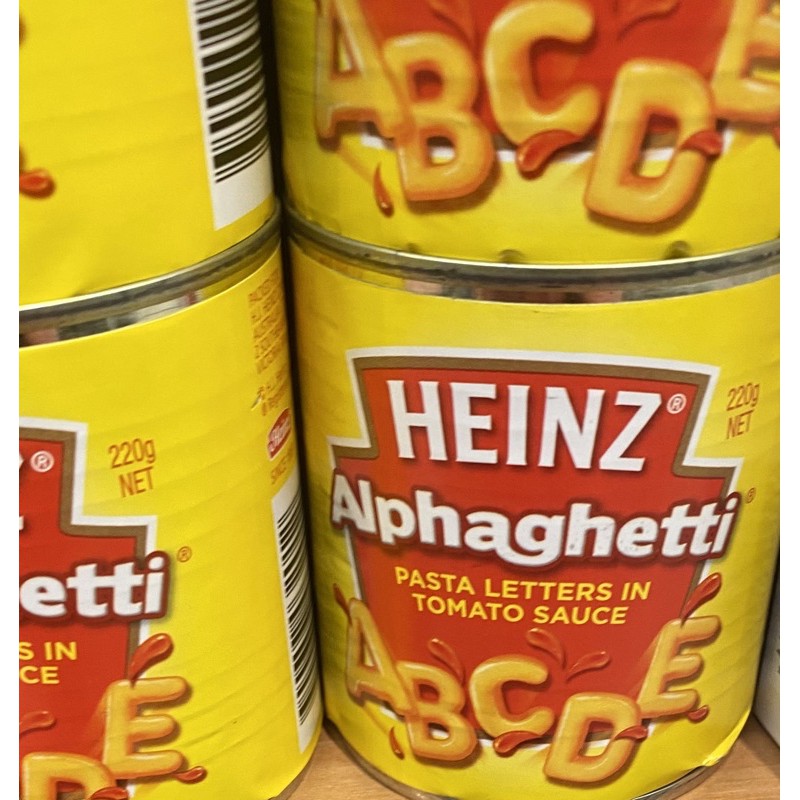 Heinz Alphaghetti Pasta Letters in Tomato Sauce 220g | Shopee Malaysia