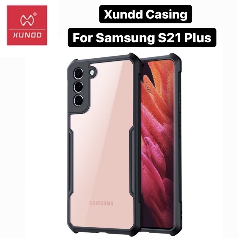 XUNDD for Samsung Galaxy S21 Plus With Camera Protect Luxury Airbags ShockProof Arcylic TPU ...