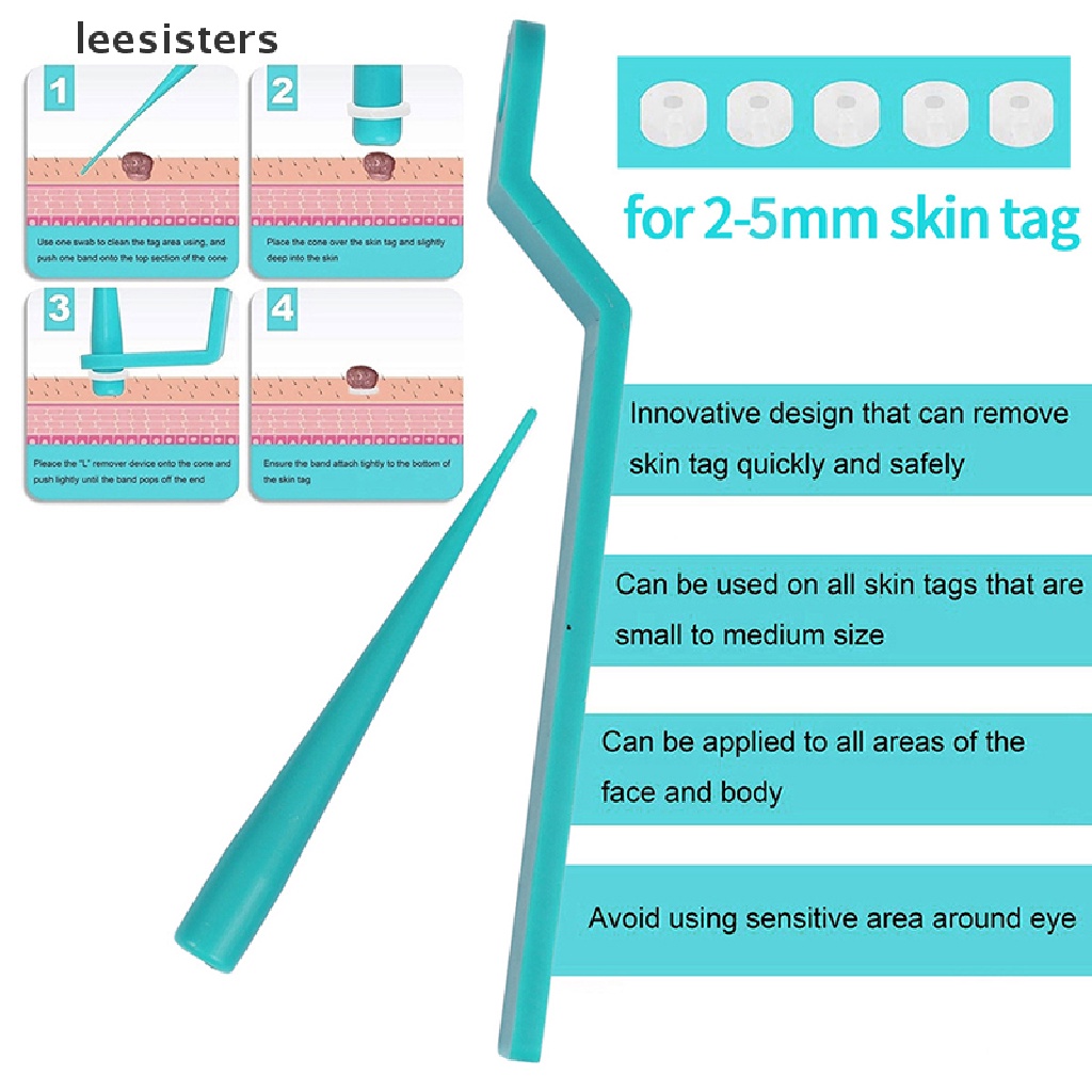 leesisters Tag Band Skin Tag Remover Set Non Toxic Face Care Mole Wart ...