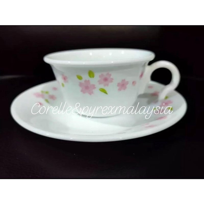 corelle sakura vitralle cawan dan piring | Shopee Malaysia