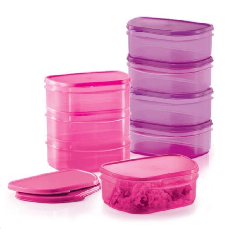 💥Ready Stock💥TUPPERWARE Half Fridge Stackable Set 650ml (1pc) | Shopee Malaysia