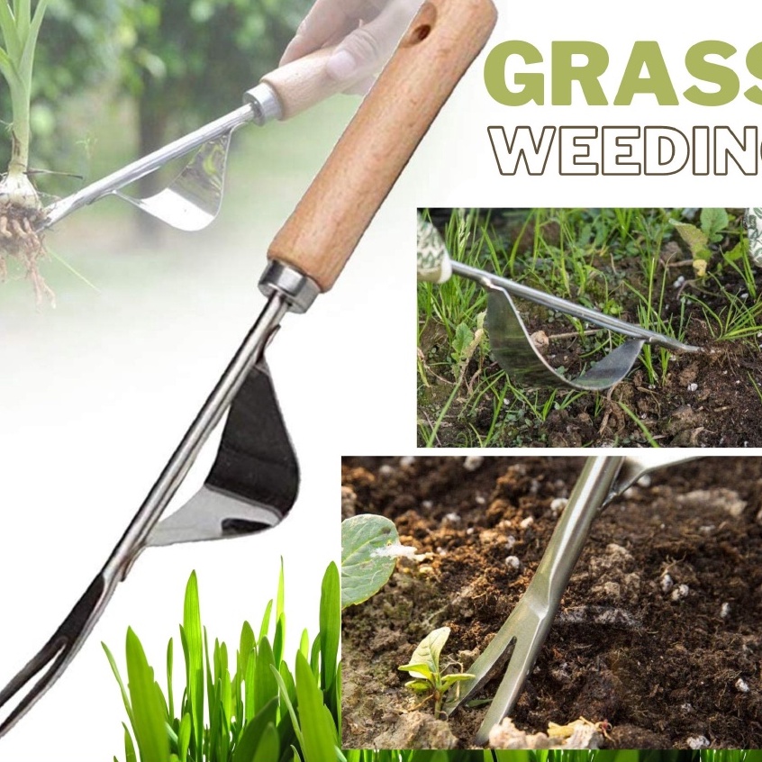 READYSTOK - BESI KOREK/CUNGKIL ANAK POKOK RUMPUT SEKALI AKAR Garden ...