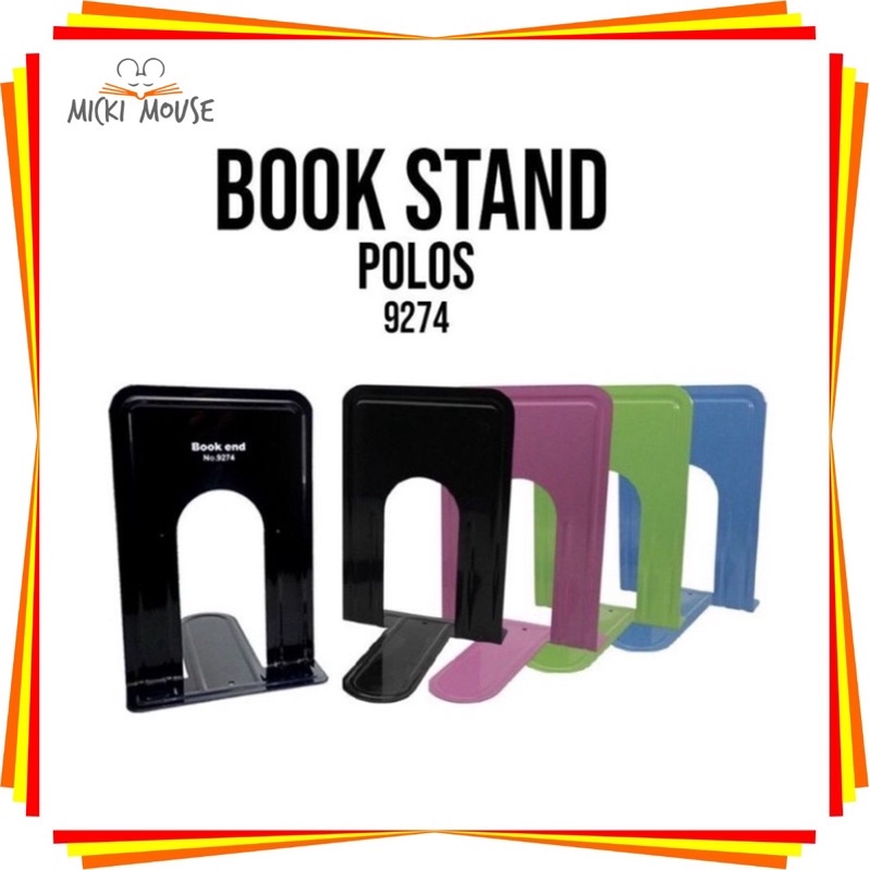 Book stand / Book stand / Book stand / Plain iron Book end (2pcs ...