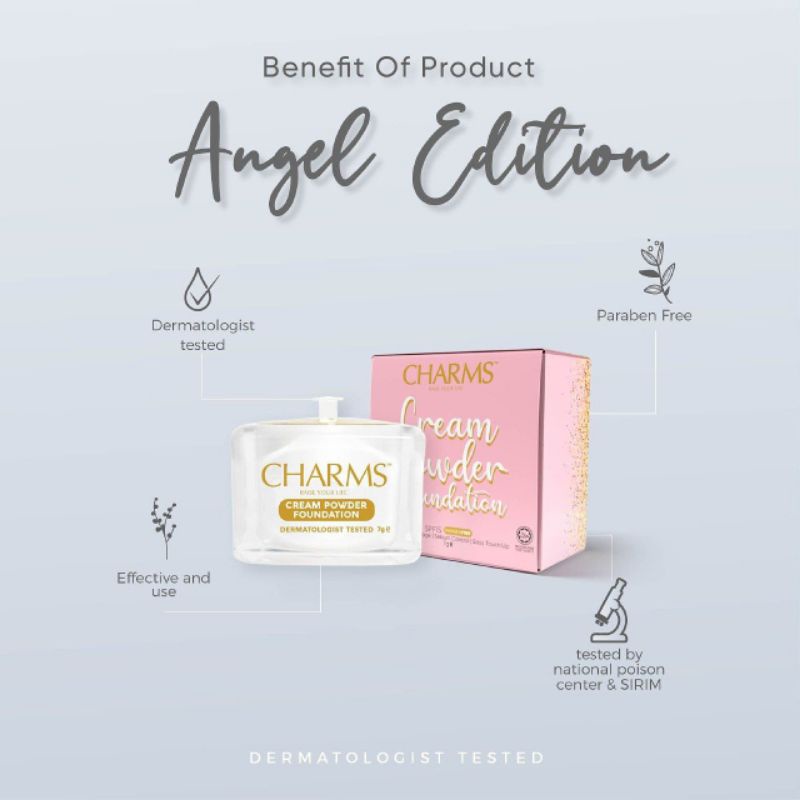 🔥 CHARMS POWDER FOUNDATION 7MG🔥HOT SELLING‼️💯ORIGINAL | Shopee Malaysia