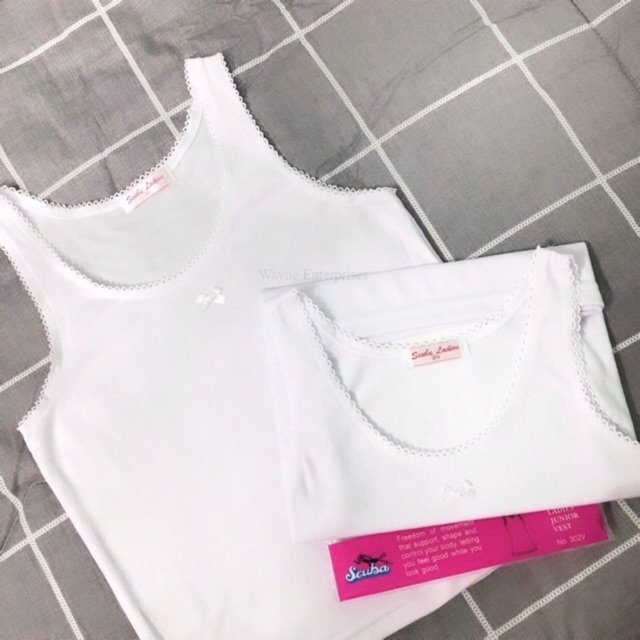 Original SCUBA Singlet Putih Budak Perempuan / Original SCUBA Girl ...
