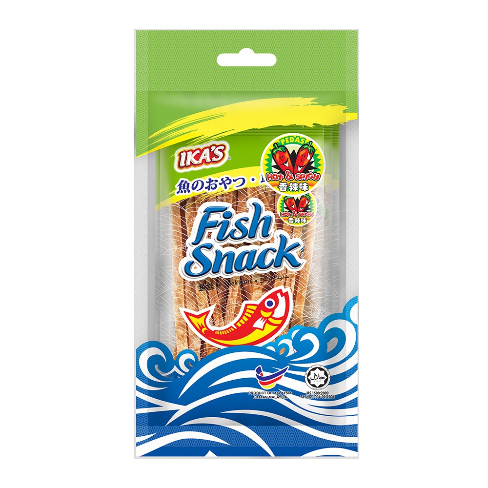 Ika's Fish Snack Original Flavour 6 Packs x 5g | Shopee Malaysia